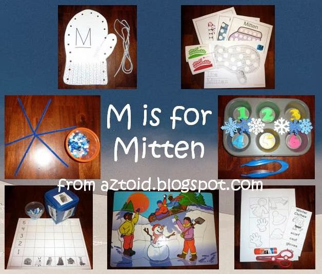 Life with a toddler: Tot School- M is for Mitten