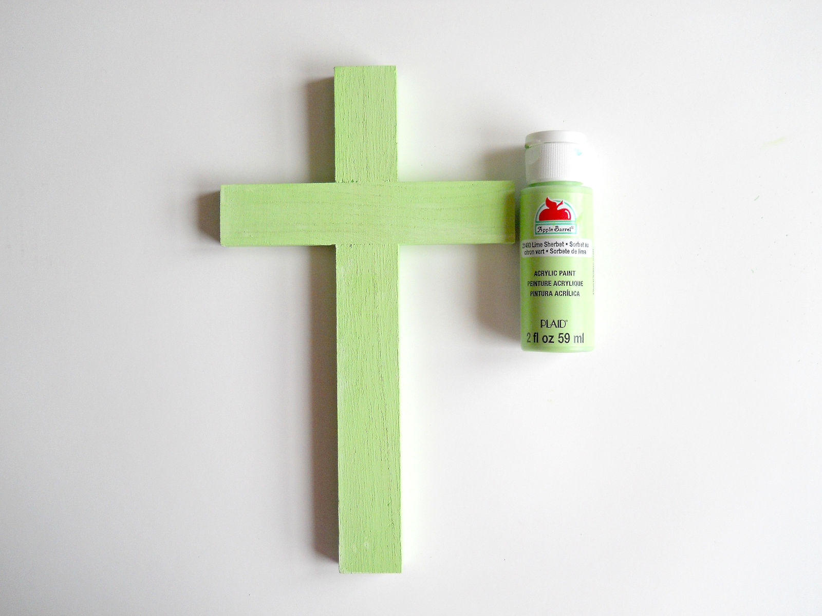 Easter Cross DIY - Running With A Glue Gun
