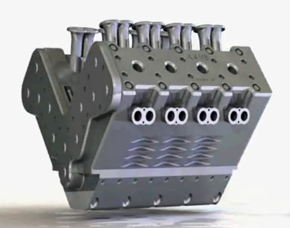 Solidworks V8 Engine animation3D - SolidWorks Share