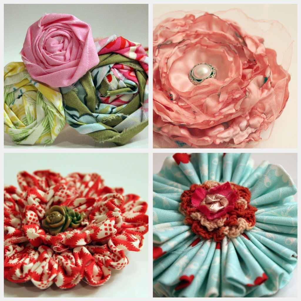 CreatIvE mInD...........:p: Fabric Flowers.