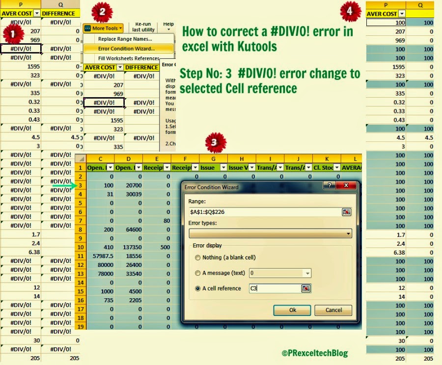 How To Correct A DIV 0 Error In Excel With Kutools Howto Excel How To Correct A DIV 0 Error In Excel With Kutools Howto Excel