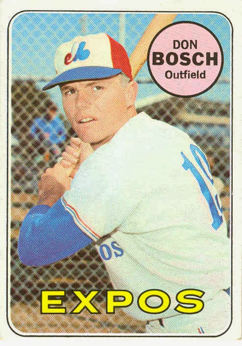 1969 Topps Baseball: Don Bosch (#578)