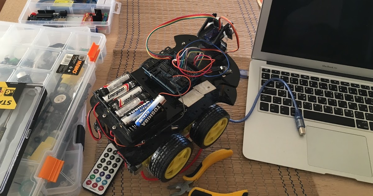 AI Agent Structure in Arduino IDE for a 4WD robot (Part 1-Sensors ...