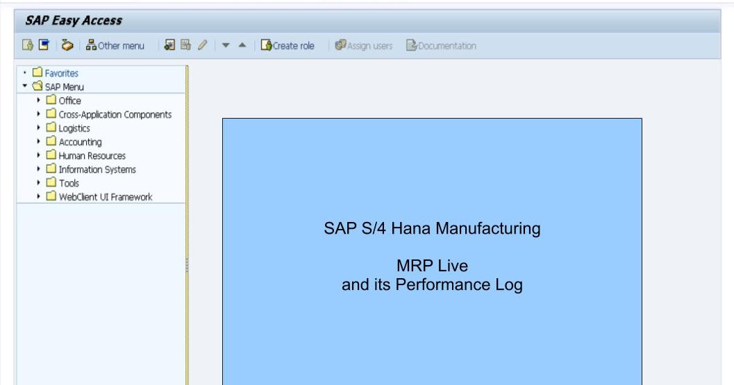 青蛙SAP分享 Froggy's SAP sharing: MRP Live MD01N Performance Log