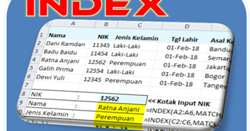 Contoh Rumus Excel Praktis: Menggali Informasi Dengan Rumus INDEX MATCH