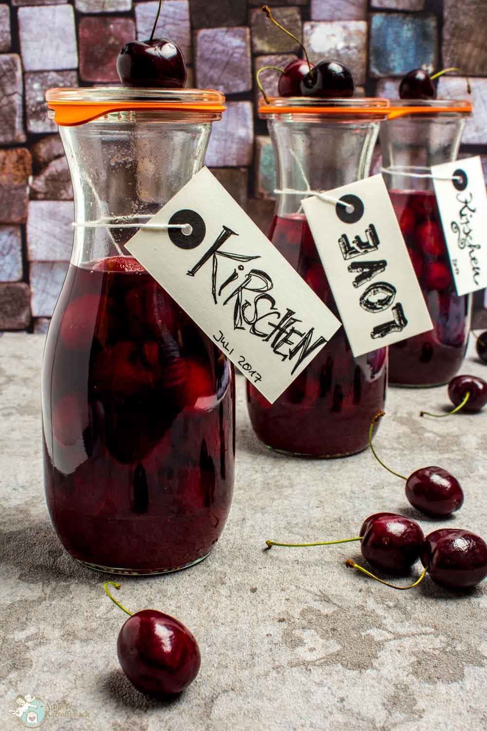 Amor&Kartoffelsack: Eingekochte Kirschen