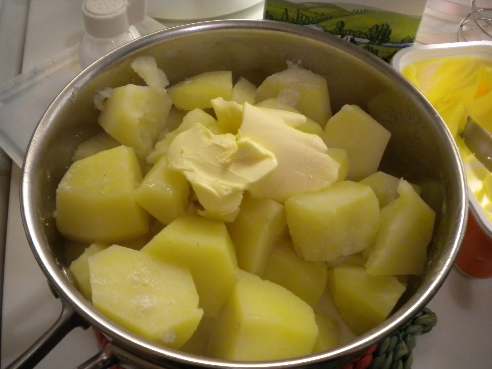 Illallinen Kahdelle: Perunamuusi