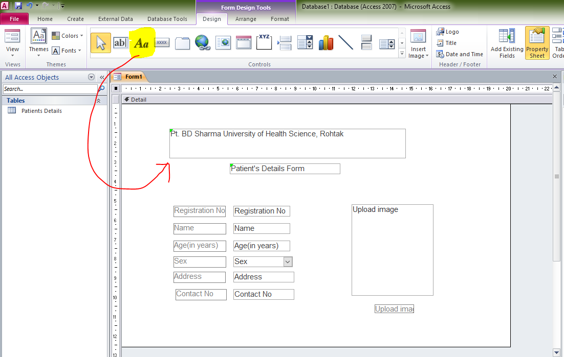 How to Design a form in MS Access to view, add, delete and modify the ...