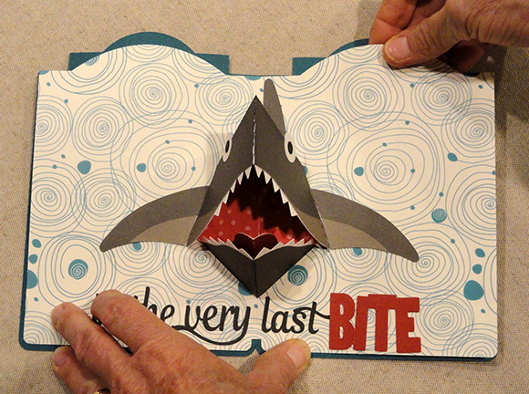 Needles 'n' Knowledge: Shark Card Jawsome Pop Up