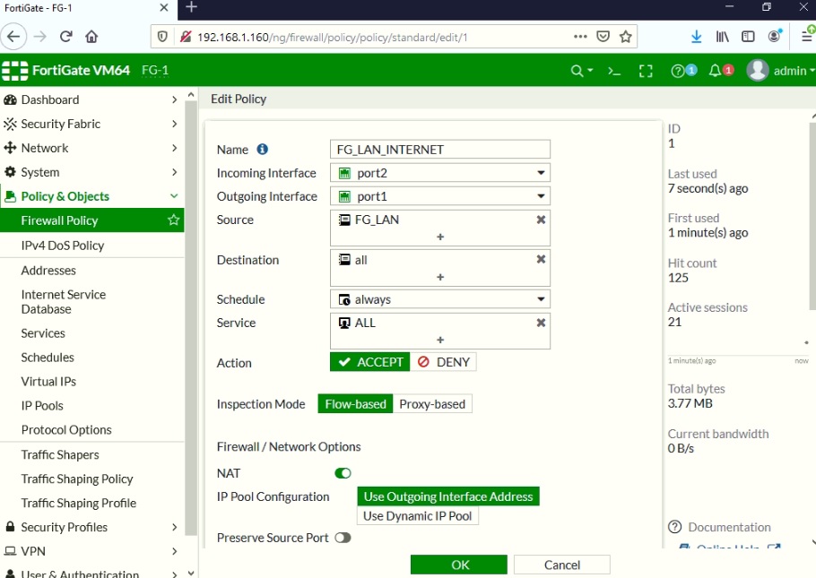 My Cybersecurity Journal: FortiGate Web Filtering (Static URL)
