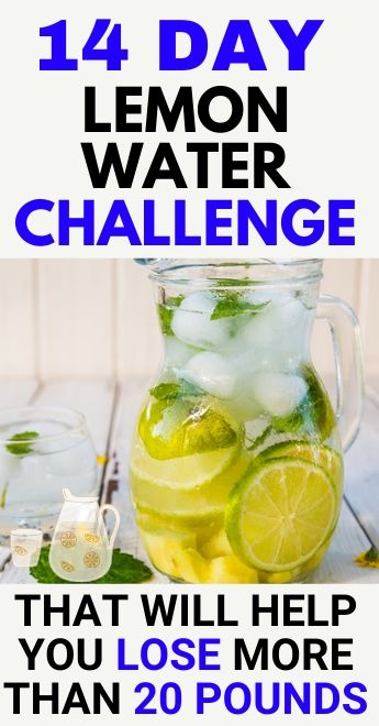 Here’s A 14-Day Lemon Water Challenge That Will Help You Lose Weight ...