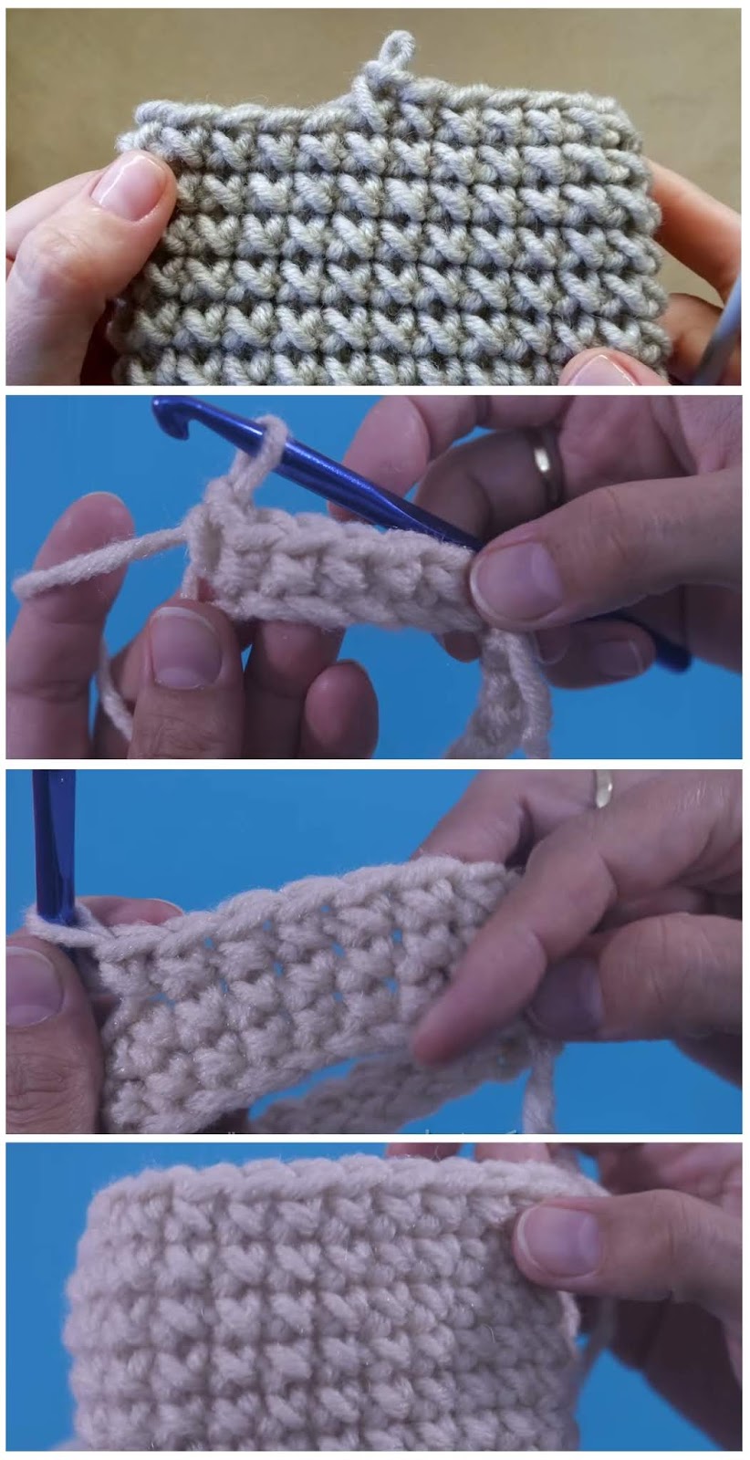 X Letter Shaped Crochet Stitch