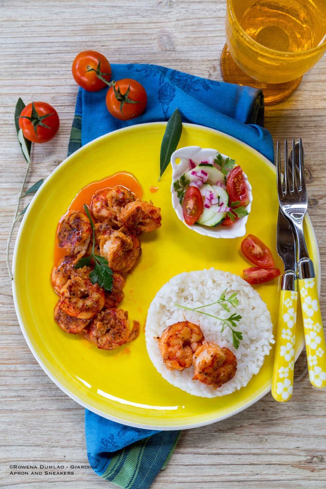 Halabos na Hipon (Filipino Sautèed Shrimp)