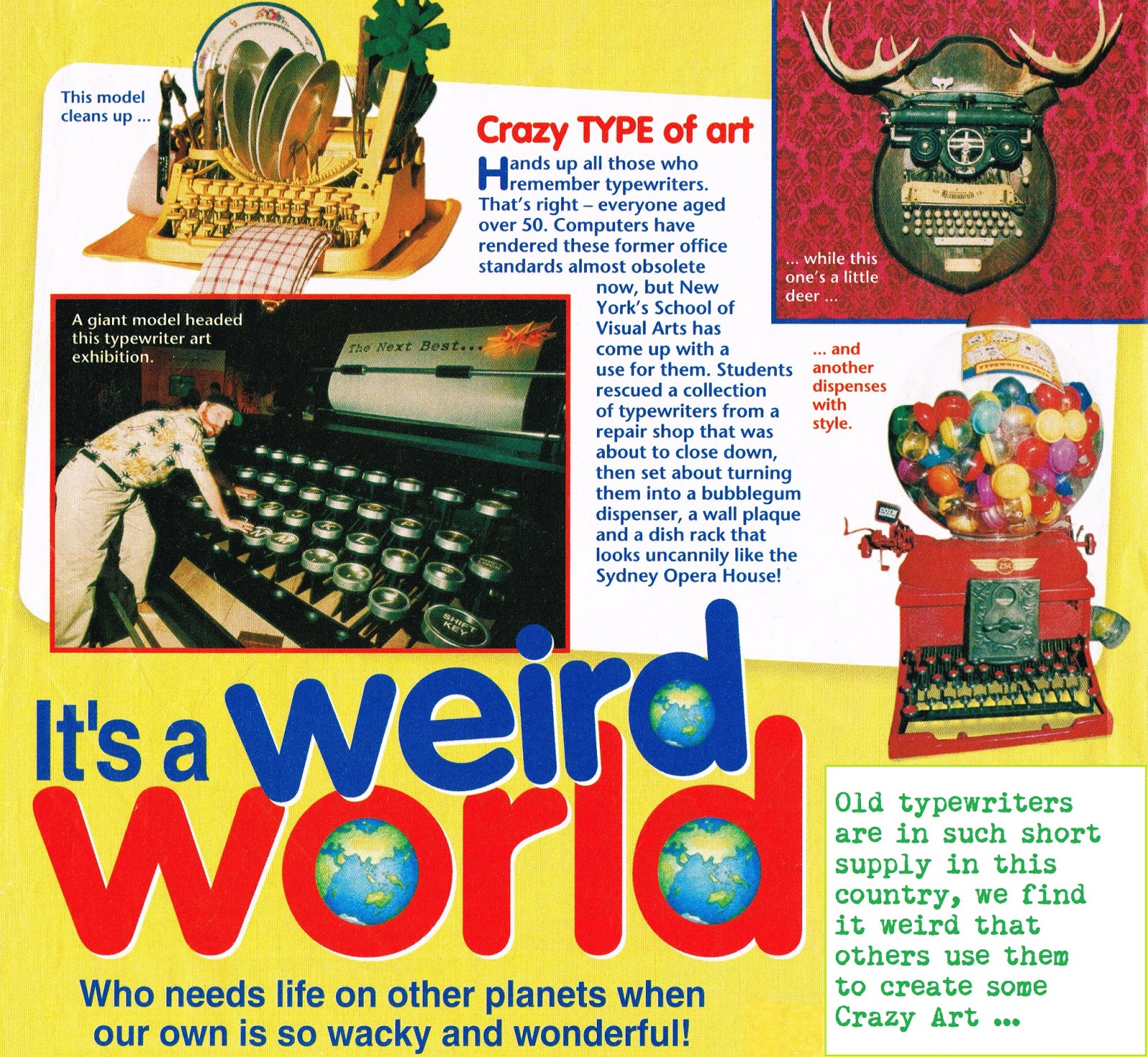 oz.Typewriter: Australia Day and Typewriters