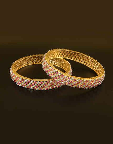 Cz stone bangles