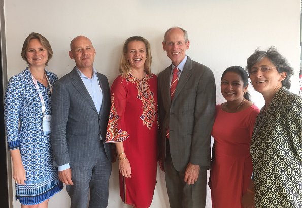 Princess Mabel attended AIDS2018 events in Amsterdam