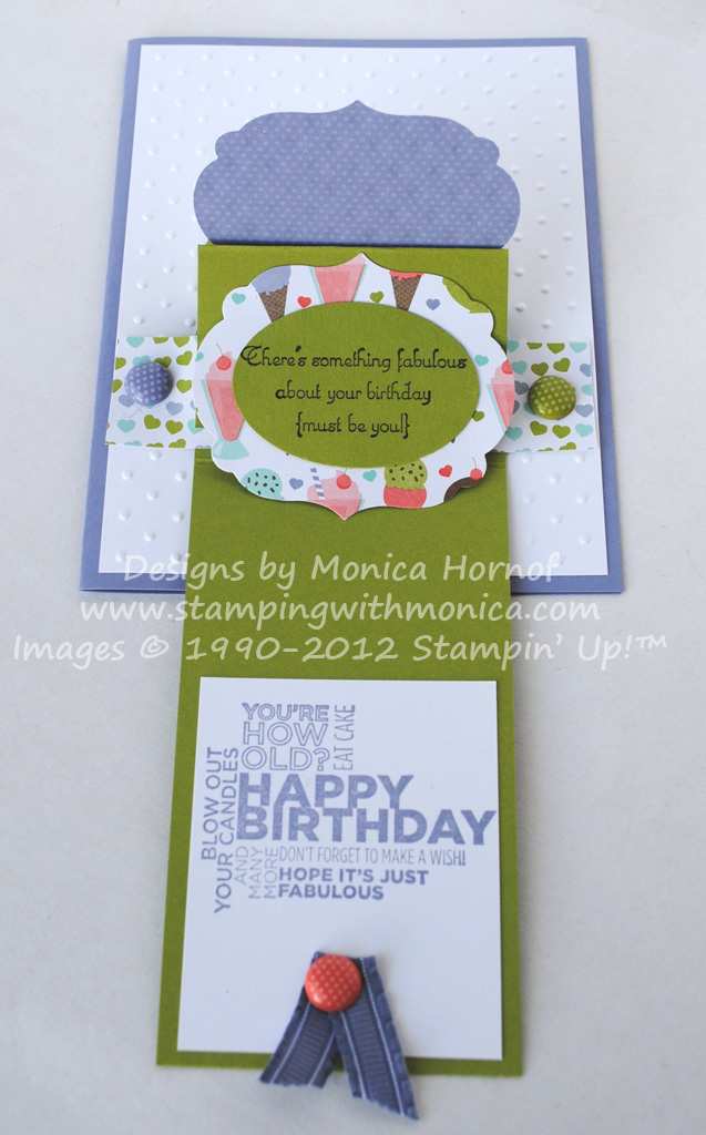 Stamps 'n Jewels: Waterfall Card and Tutorial
