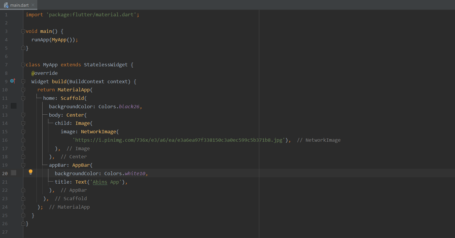 #1 Android Studio - Scaffold