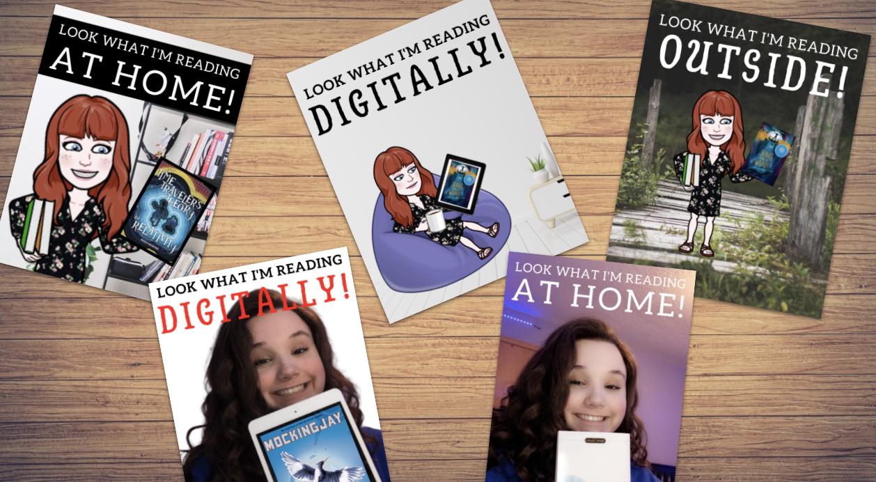 The Library Voice: "Look What I'm Reading" Bitmoji & Photo Posters For ...