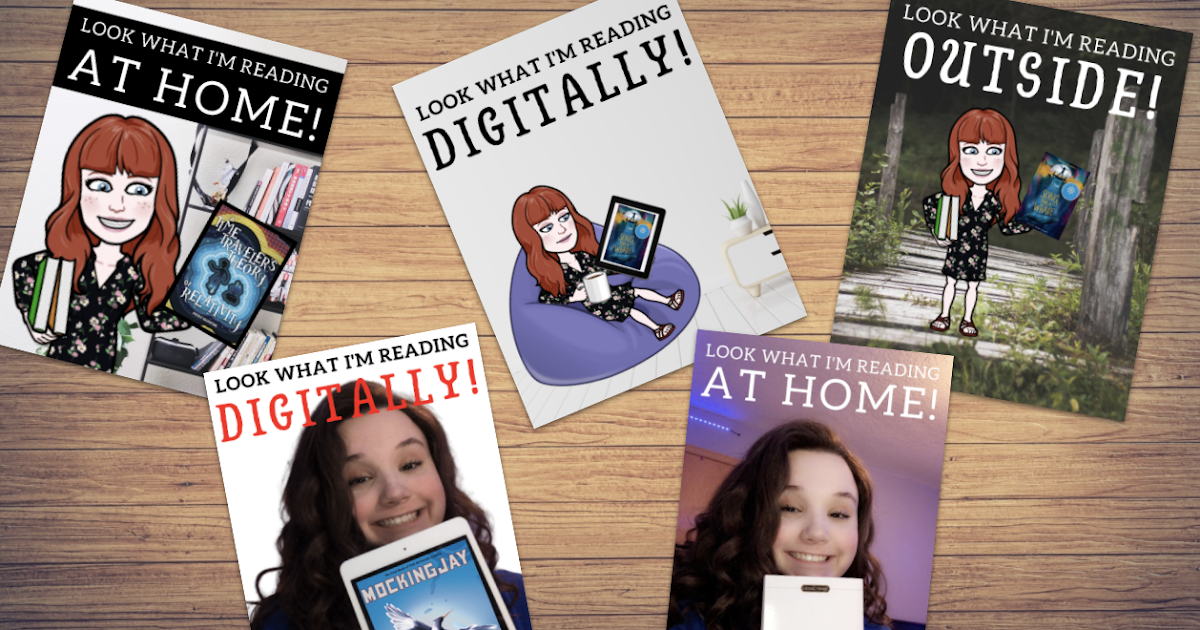 The Library Voice: "Look What I'm Reading" Bitmoji & Photo Posters For ...