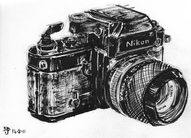 Nikon Camera Drawing