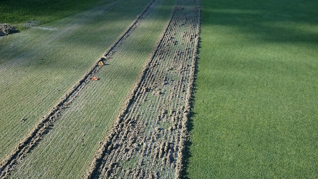 Murrayfield Golf Club - Course Management Blog : Greens Sand Injection