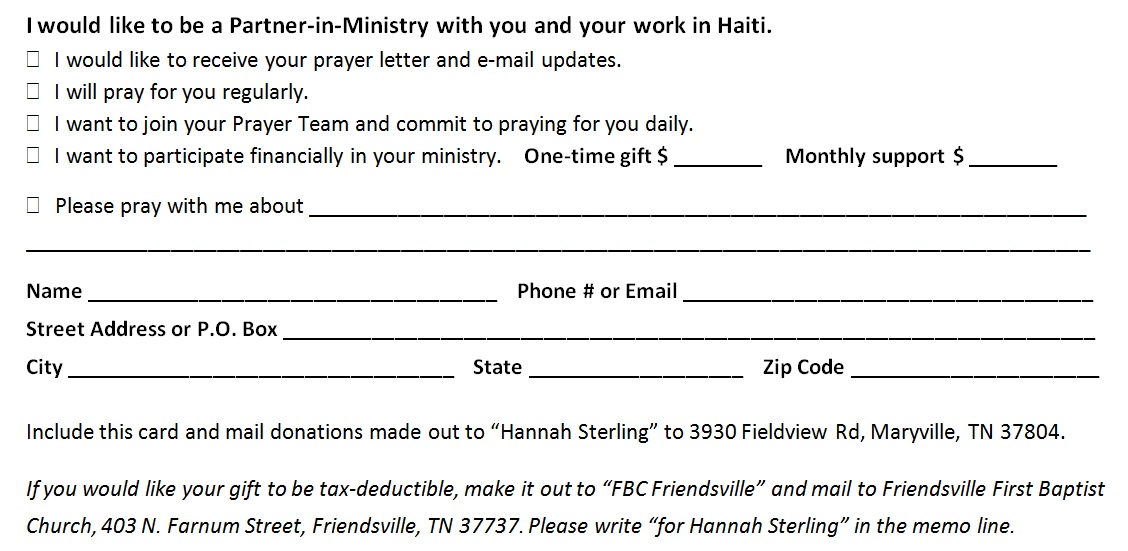 Where He leads...: 2013 Internship with Kore Timoun!