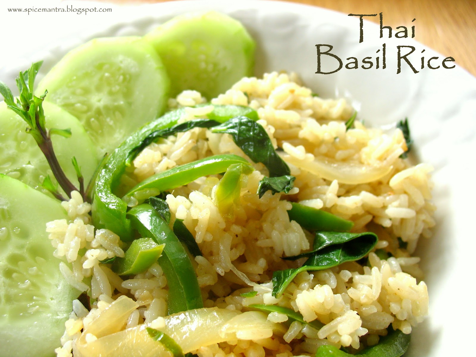 * Treat your tongue *: Vegetarian Thai Basil Rice