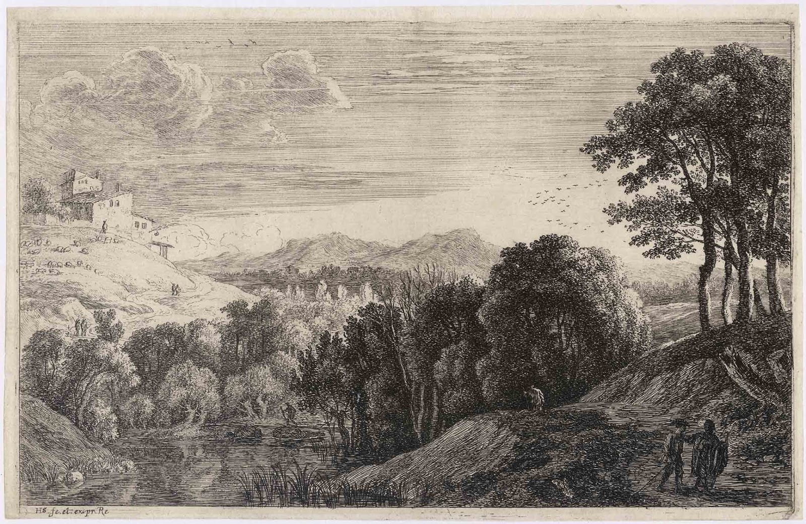 Prints and Principles: Herman van Swanevelt’s etching, “Landscape with ...