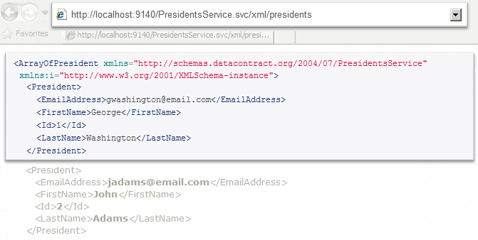 Software Development Outpost Create A Wcf Rest Service Json And Xml
