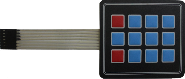 4x3 matrix keypad interfacing with micrcontroller and Mikro C - MINA ...