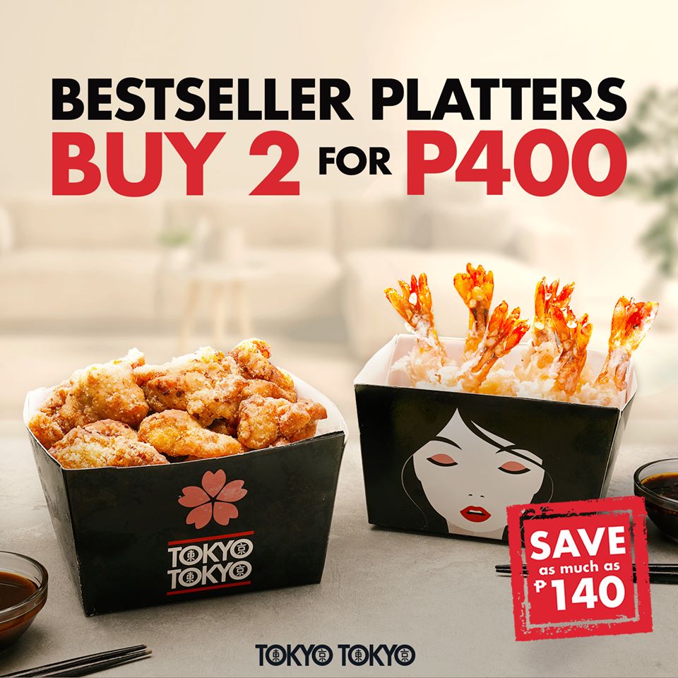 Manila Shopper: Tokyo Tokyo Besteller Platters Promo: June-July 2020