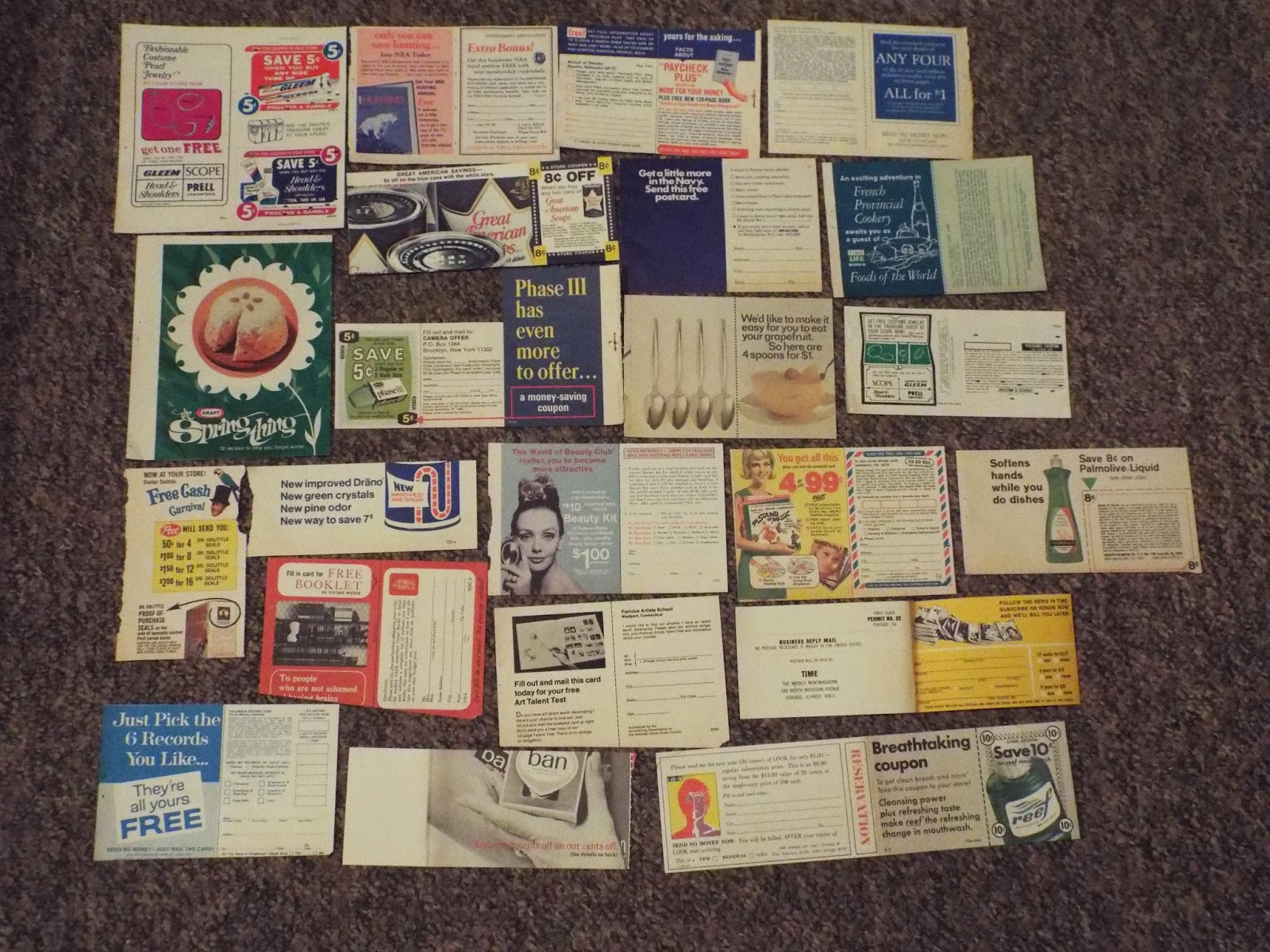 Vintage Magazine Ads: Vintage Postcards