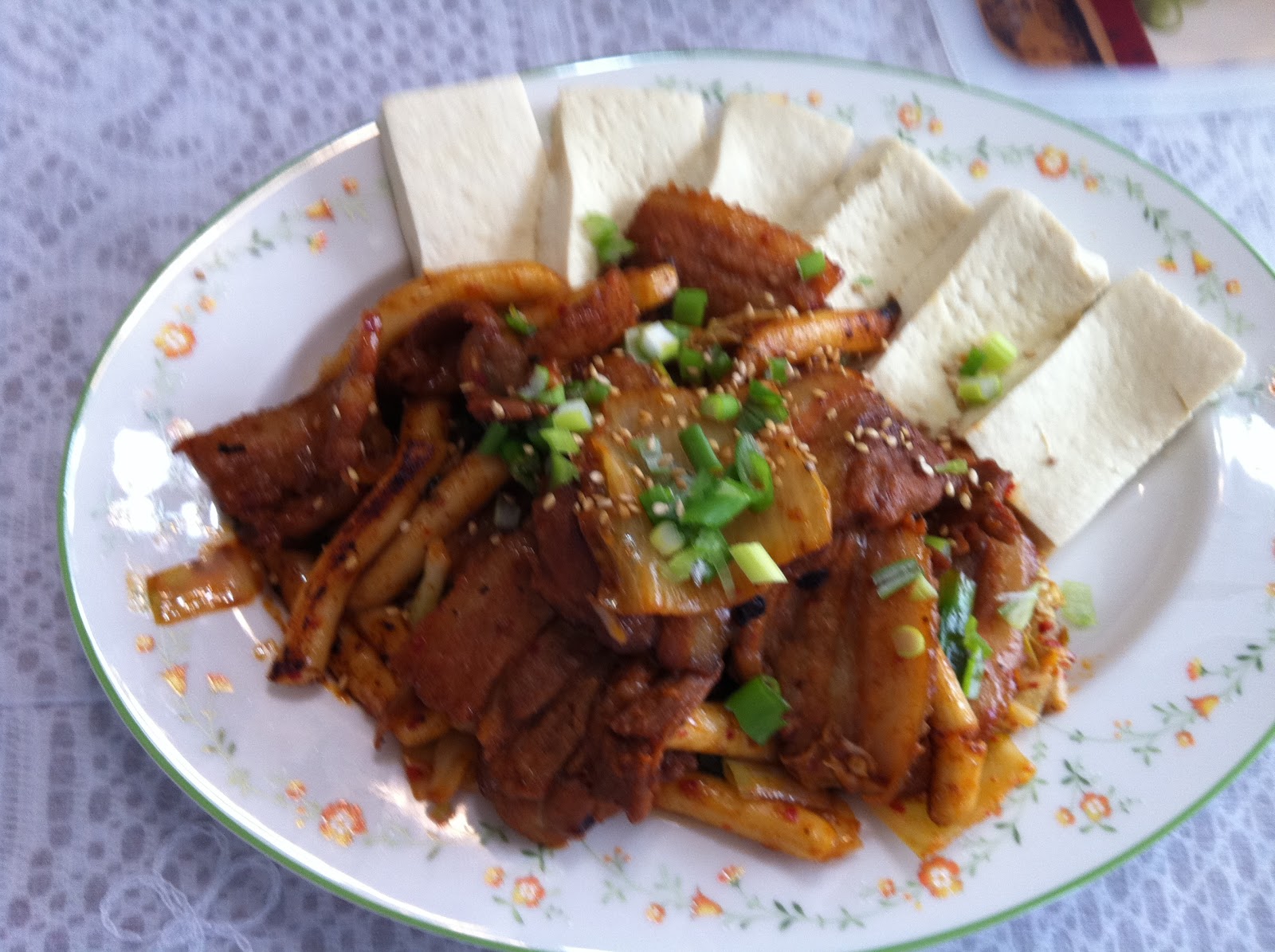 tomato kitchen: gimchi chige&gimchi with stir fry spicy pork