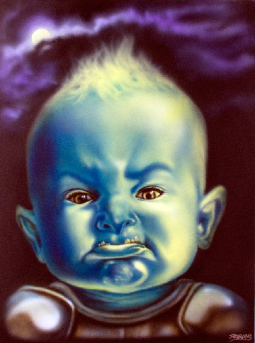 Fantasy Characters as Babies Series: Baby Orc