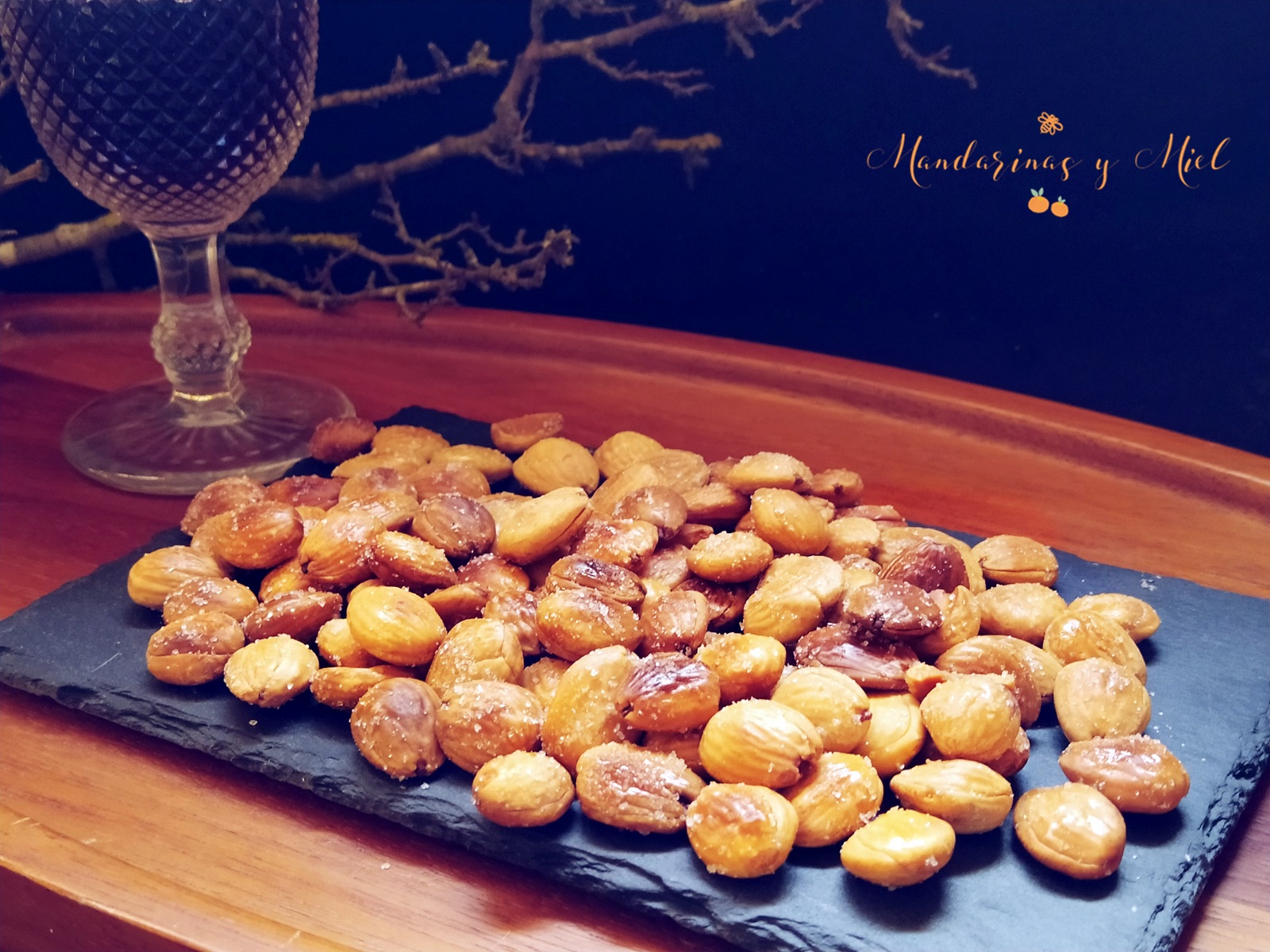 Almendras Marcona fritas | Mandarinas y miel