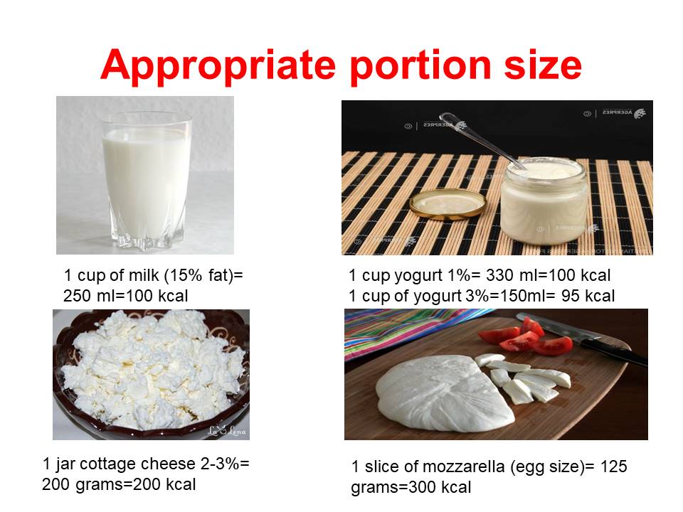 Portion size - tips and tricks
