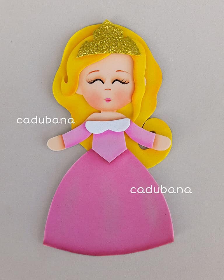 Artesanato Mãos Abençoadas 1: Princesa Aurora- A Bela Adormecida em Eva ...