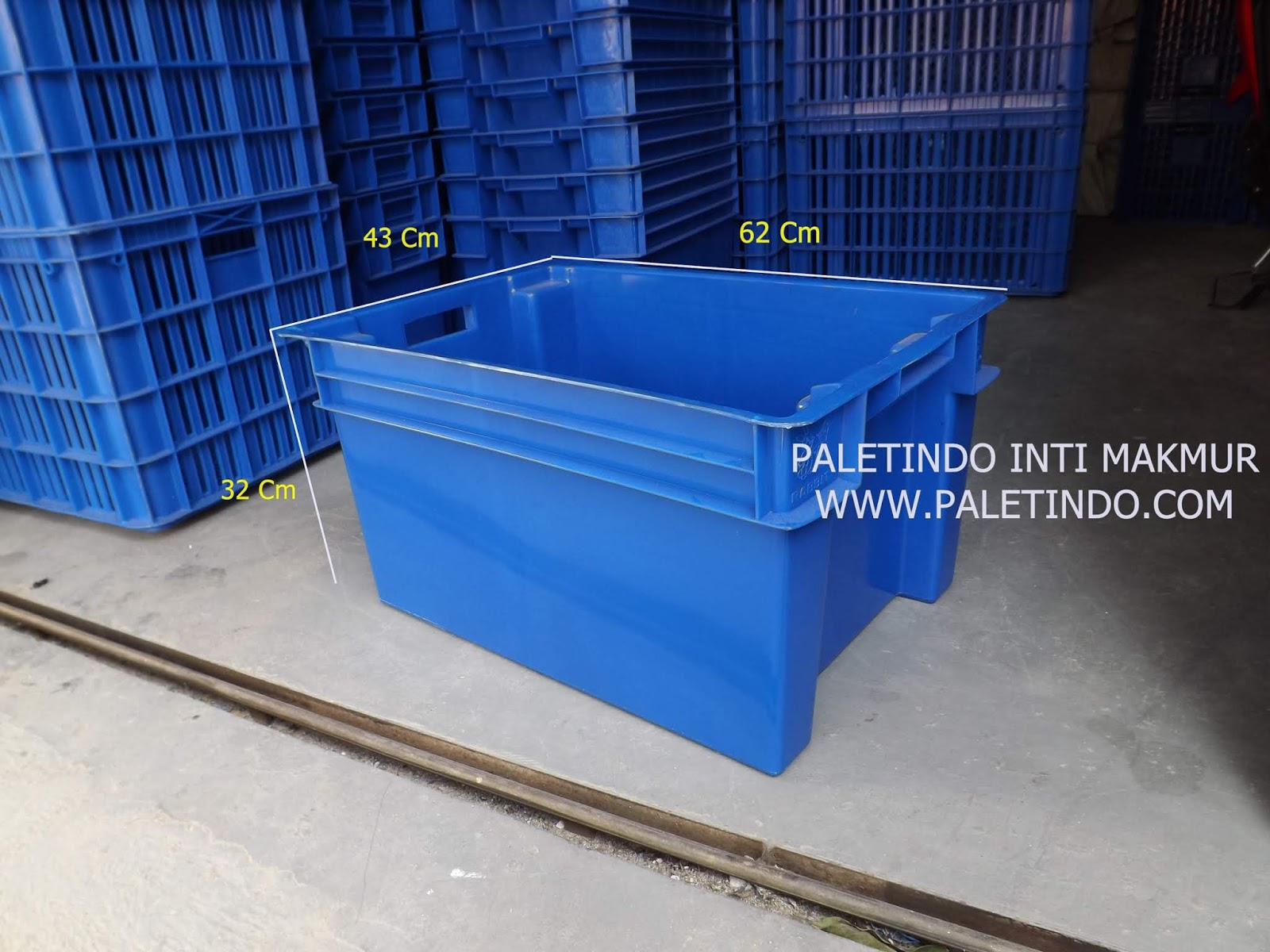 CV. PALETINDO INTI MAKMUR : Container Plastik Industrial Solid 62 X 43 ...
