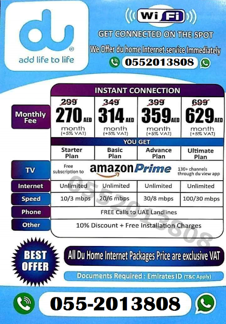 Du Internet Offers