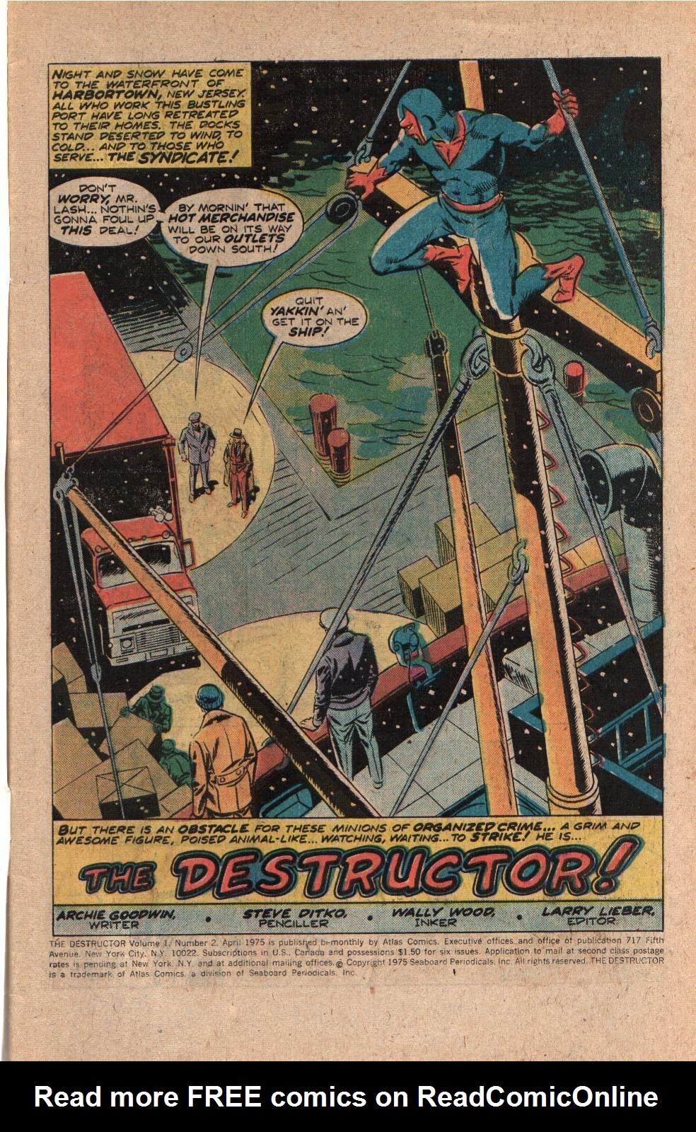 Deathgrip! (DESTRUCTOR #2) Steve Ditko & Wallace Wood (DESTRUCTOR ...