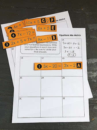 Scaffolded Math and Science: Solving Equations Flowchart