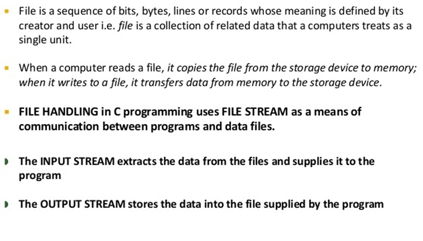 BCA 2nd Sem Notes (file in c) - SP HighTech
