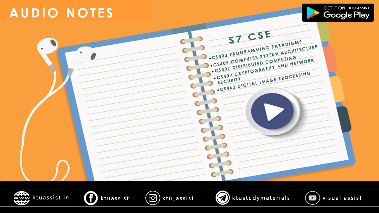 Ktu S7 Cse Audio Notes Ktu Assist