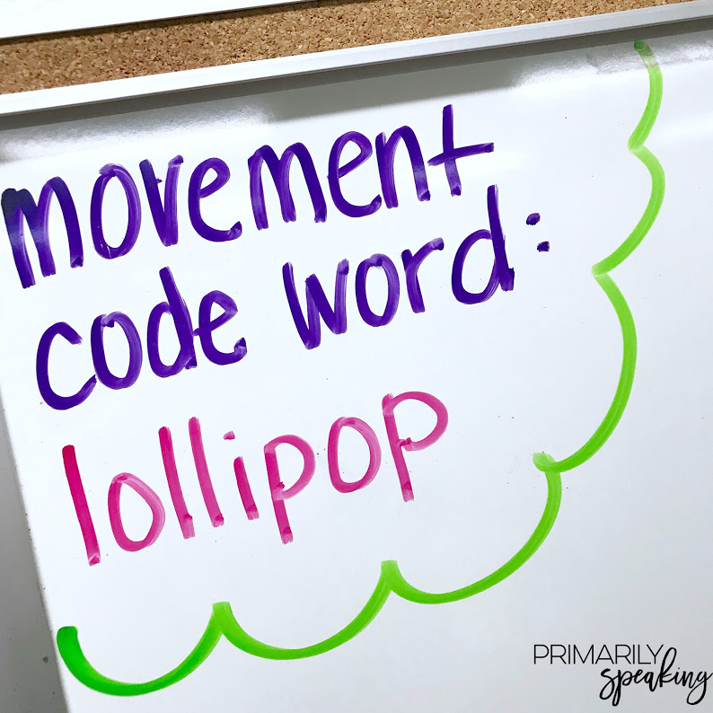 Classroom Management Movement Code Word Primarily Speaking classroom-management-movement-code-word-primarily-speaking