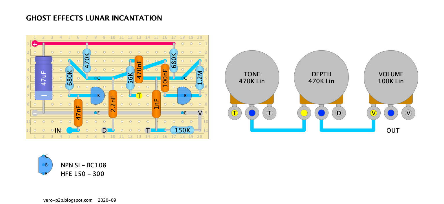 Guitar Effects - Vero - Point to Point - Tag Board Layouts: GHOST ...