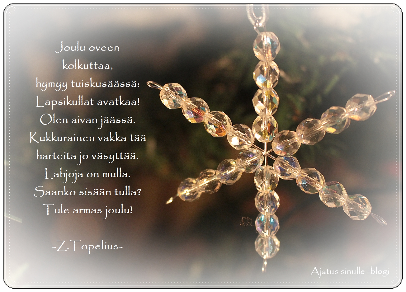 Joulu oveen kolkuttaa