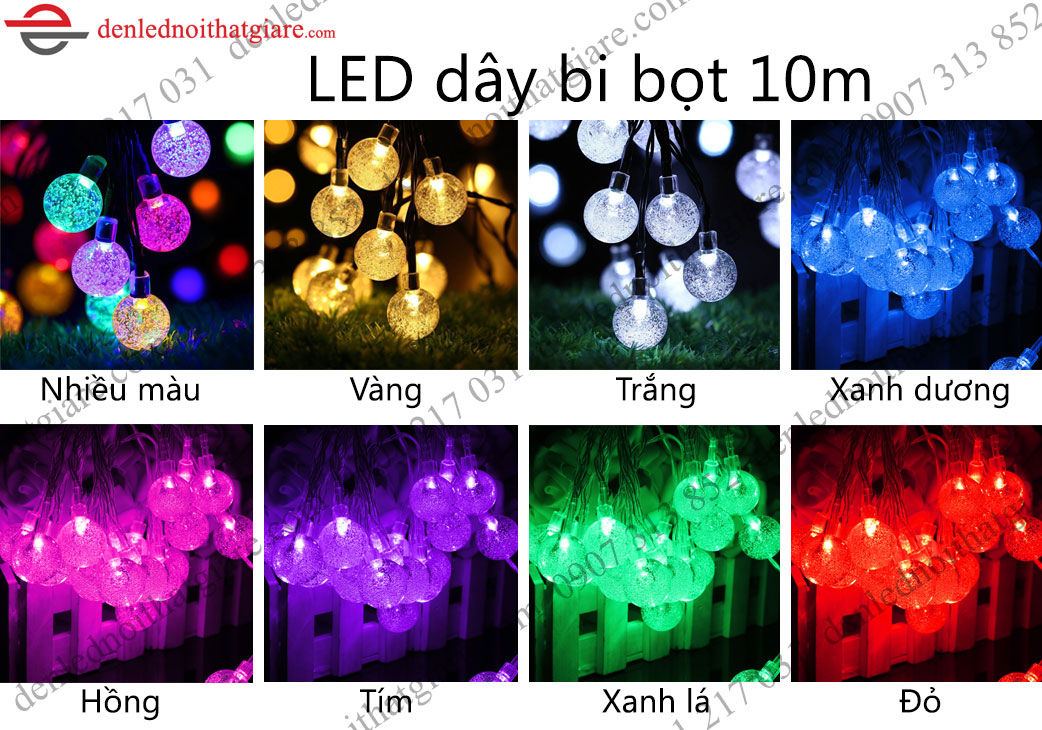 Bảng giá dây đèn trang trí noel