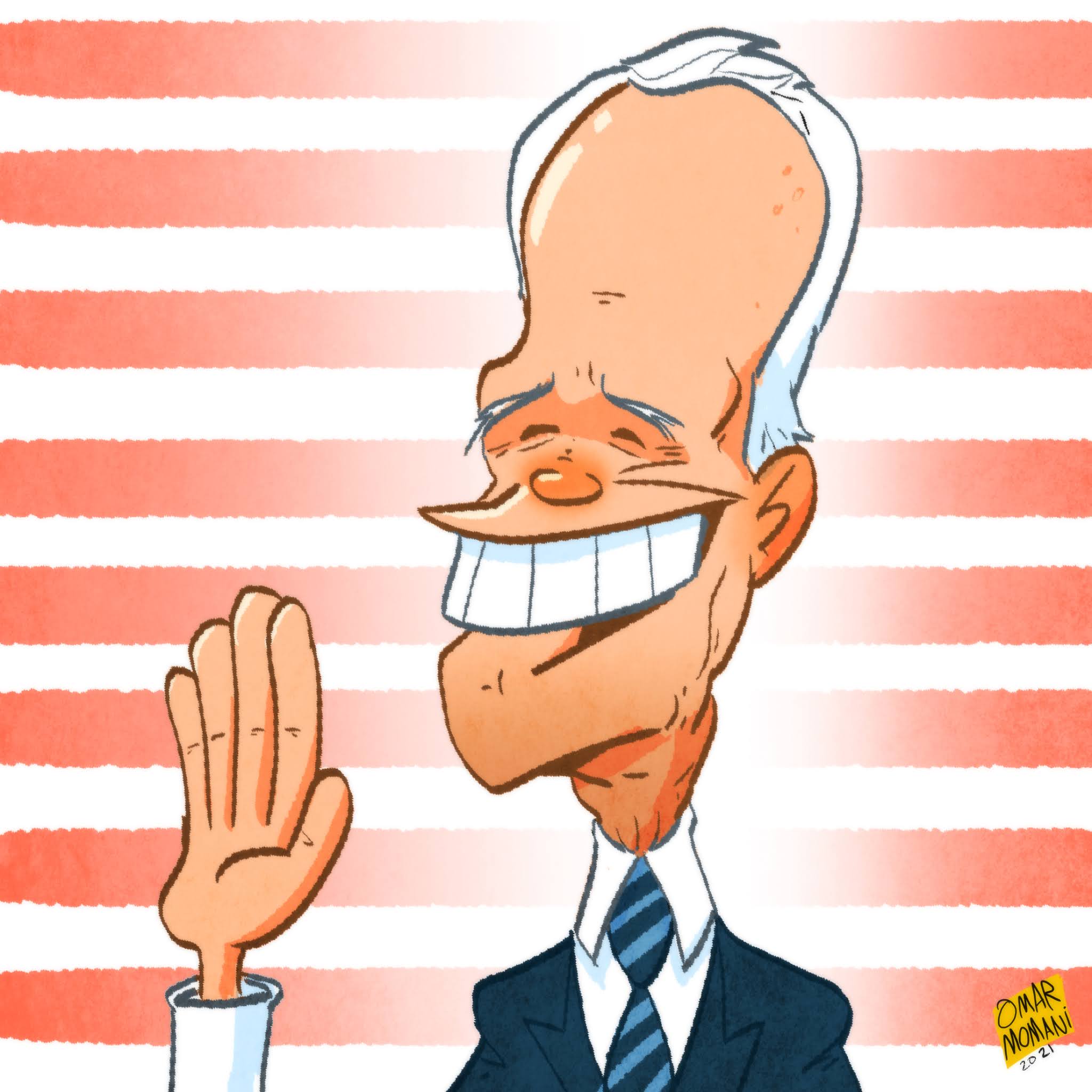 Omar Momani cartoons: USA