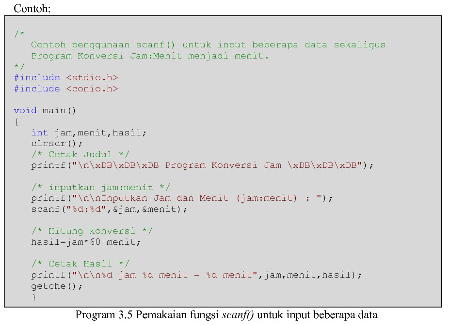 PERINTAH INPUT – OUTPUT - Photograpy
